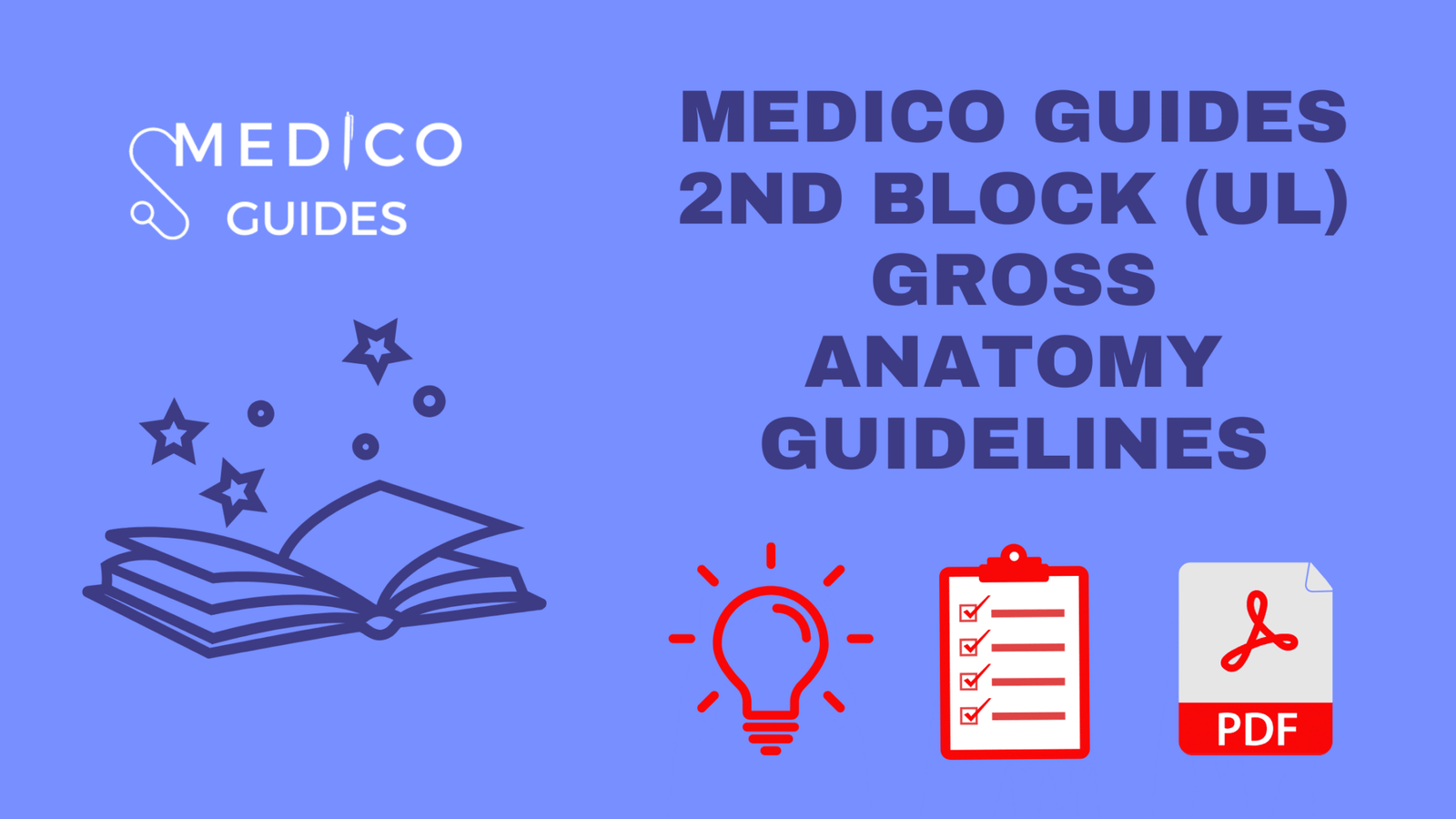 Medico Guides 2nd Block (UL) Gross Anatomy Guidelines - Medico Guides